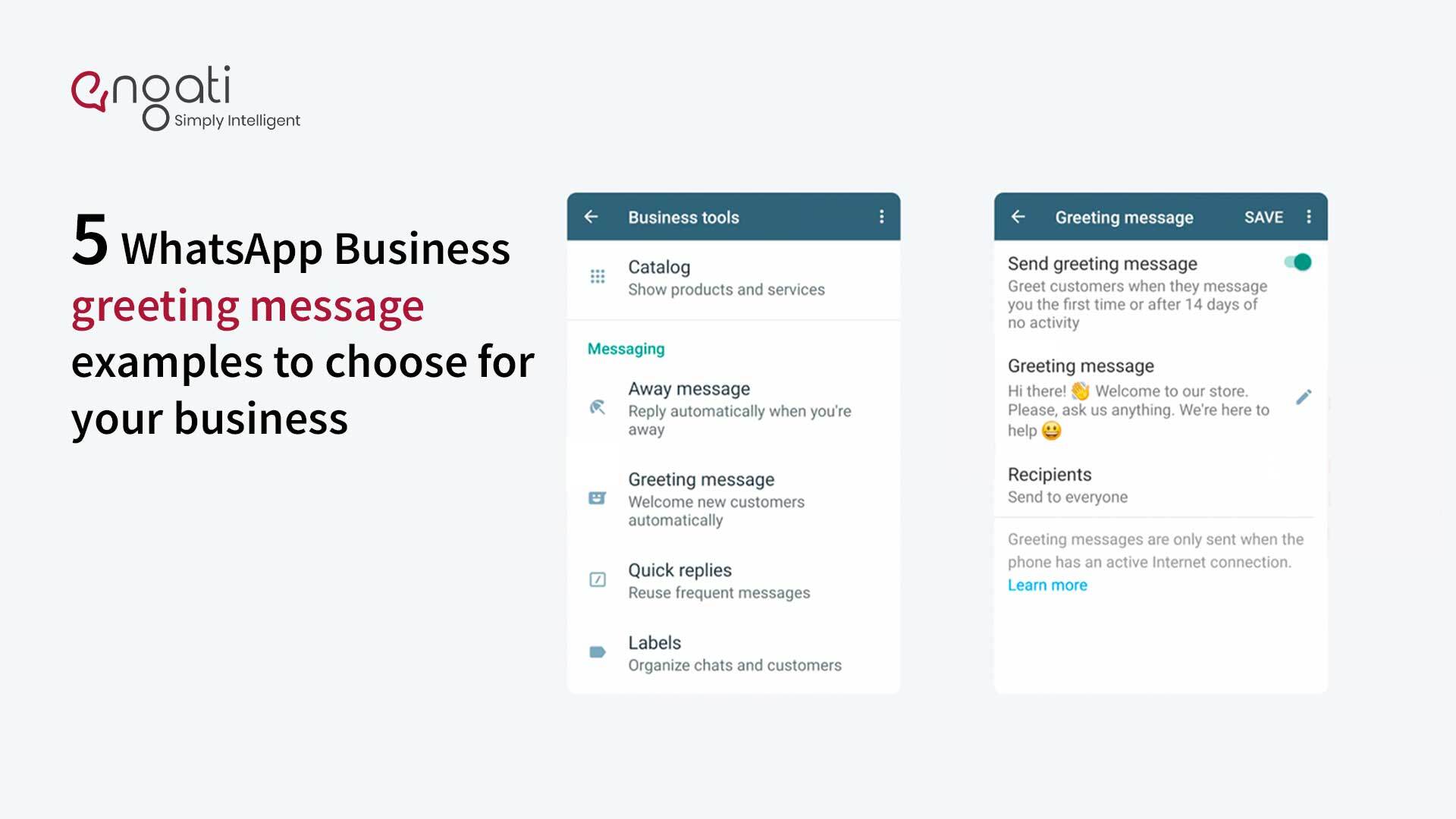 What Are WhatsApp Greeting Messages 5 Examples Engati